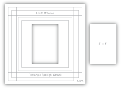 Rectangle Spotlight 6x6 Stencil – LDRS Creative - Wholesale