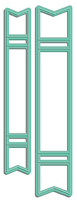 Folded Ribbon Banner Die Set – LDRS Creative - Wholesale